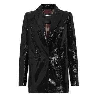 Philipp Plein Blazer Jacket Paillettes - - Jackets - Damen - Schwarzk - L