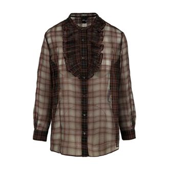 Aspesi Damenhemd im Milit&auml;rstil - - Blouses & Shirts - Damen - Braun - L