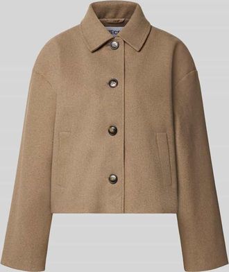 Pieces Loose Fit Kurzmantel mit Umlegekragen Modell AYA