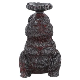 BESPORTBLE Resin Kaninchen Figur Display Halterung f&uuml;r Kristallkugel Rutschfester Harz Sockel Dekorativer Tisch Schmuckst&auml;nder f&uuml;r Wohnzimmer B&uuml;ro Schlafzimmer B