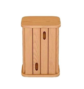 Generic Stapelbare Hocker (4er-Set), robuste und langlebige runde Stapelhocker f&uuml;r platzsparende Aufbewahrung, multifunktionale Massivholzst&uuml;hle f&uuml;r K&uuml;che, Sc