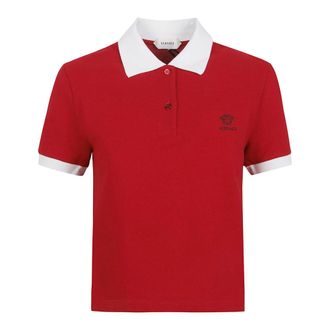 Versace Versace T-Shirts und Poloshirts - - Tops - Damen - Rot - S