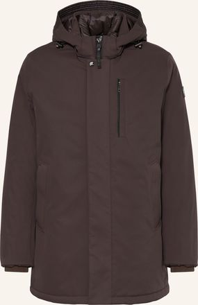 Milestone Parka Mit Abnehmbarer Kapuze braun