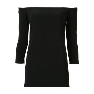 Norma Kamali Femme, Tops, Noir, Taille: 36 FR Haut