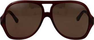 Chlo&eacute; Femme, Accessoires, Brun, Taille: 58 MM Lunettes de soleil