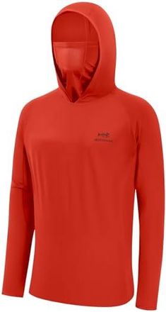 Bassdash UPF 50+ Chemise de pêche à Manches Longues avec Masque UV pour Homme