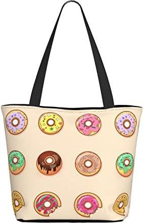 AOOEDM Sac &agrave; provisions color&eacute; Donut Ladies 13x11x7in.Le cadeau parfait pour la Saint-Valentin.Cest de la Saint-Valentin pour maman, fille, &eacute;pouse, etc