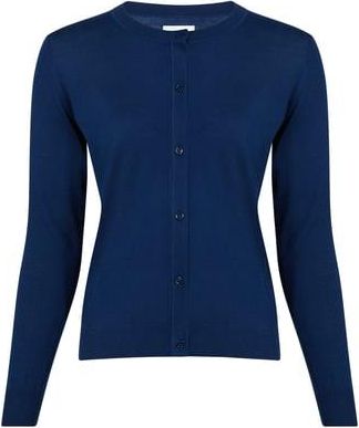 Au Printemps Paris Cardigan droit Acad en laine m&eacute;rinos