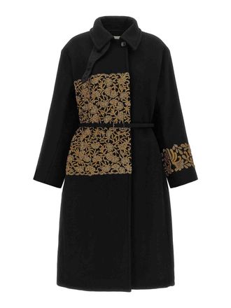 Dries Van Noten Trenchcoat - Schwarz