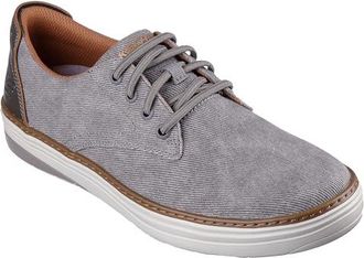 Skechers Homme Hyland Ratner Chaussures décontractées, Taupe Canvas, 39.5 EU