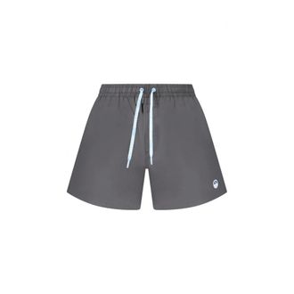 North Sails Homme, Maillots de bain, Gris, Taille: S Short de bain &agrave; &eacute;cusson logo