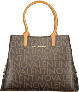 Mario Valentino Mario Valentino Braune Polyurethan Damenhandtasche mit Griffen