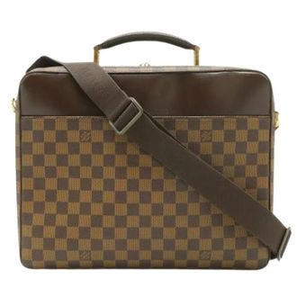 Louis Vuitton Sac daffaires Damier Pre-owned - Homme - Pre-owned - Brun - Taille: ONE Size