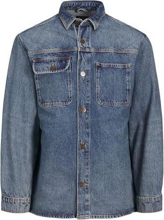 Jack & Jones Jjiscott Jjovershirt SBD 833 Noos Veste en Jean, Bleu Denim, XS Homme