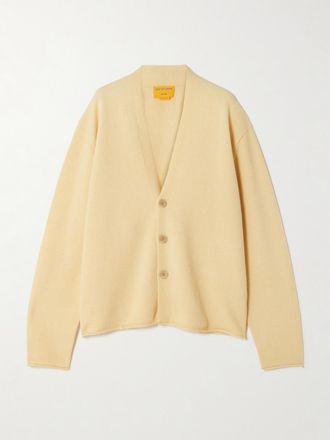 Guest In Residence Cardigan Oversize En Cachemire Everywear - Jaune