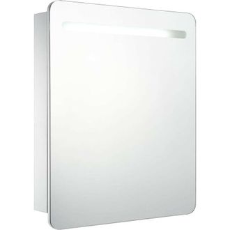 Les Tendances Armoire de salle de bain &agrave; miroir LED 68x9x80 cm