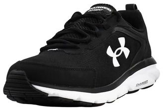 Under Armour Homme Charged Assert 9 Running Shoe Chaussure de Course, Noir/Blanc, 44.5 EU X-Large