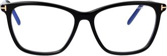 Tom Ford Femme, Accessoires, Noir, Taille: 55 MM Ft5989-B Monture Optique