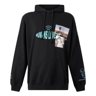 Diesel Hoodie mit Grafik-Print - - Sweatshirts & Hoodies - Herren - Schwarzk - L