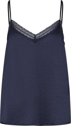 Lollys Laundry Femme, Tops, Bleu, Taille: 40 FR Hauts sans manches
