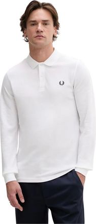 Fred Perry Homme, Tops, Blanc, Taille: L Long Sleeve Hauts