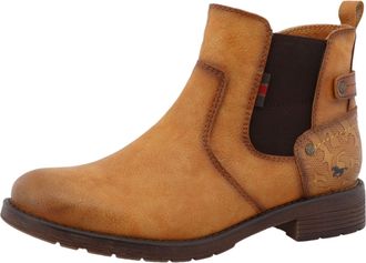 Mustang Jeans Damen Stiefelette moderner Alltagsschuh 15M0052002, Gr&ouml;&szlig;e:39 EU, Farbe:Gelb