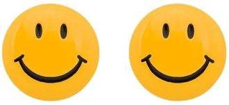 Moschino Femme, Accessoires, Jaune, Taille: ONE Size Smiley Earrings