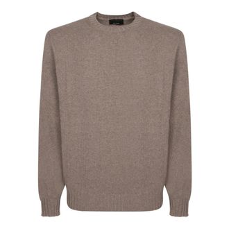 Dell'Oglio Homme, Pulls, Beige, Taille: 2XL Pull Giro 90/10 F7