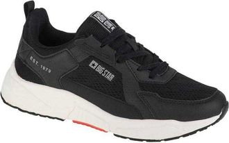 Bigstar Herren Sneaker, Logo, Kunststoff (Schwarz)