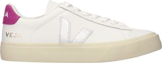 Veja Baskets Campo Cuir Femme Blanc/Argent
