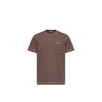 Moncler Moncler Striped Cotton T-shirt, Men, Multicolour, Size: 3xl