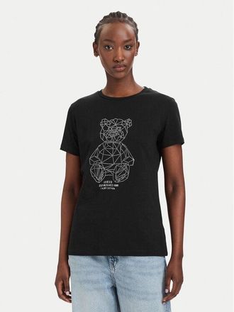 Guess T-Shirt V6GI12 K3325 Schwarz Regular Fit