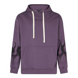 Vision Of Super Flames Leichter Hoodie Lila/Schwarz - - Sweatshirts & Hoodies - Herren - Lila - L