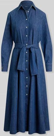 Polo Ralph Lauren Tailliertes Freizeitkleid in Denim-Optik