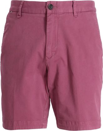 BOSS short slim en serge - Rose