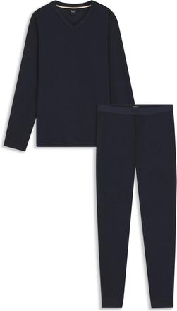 HUGO BOSS Leichter Jersey-Pyjama aus Lyocell und Stretch in