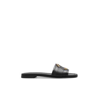 Moncler Bell Sandalen aus glattem Leder - - Shoes - Damen - Schwarzk - 36 EU