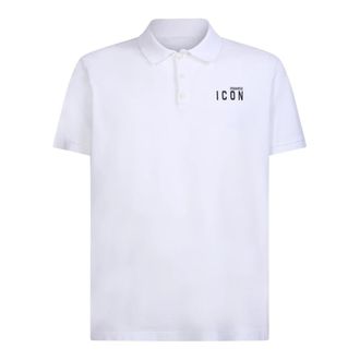 Dsquared2 Icon Polo - - Tops - Herren - Wei&szlig; - S