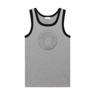 Versace Tank Top - - Tops - Damen - Grau - S