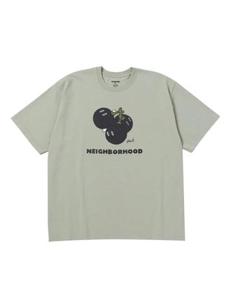 Neighborhood t-shirt en coton à imprimé graphique - Vert