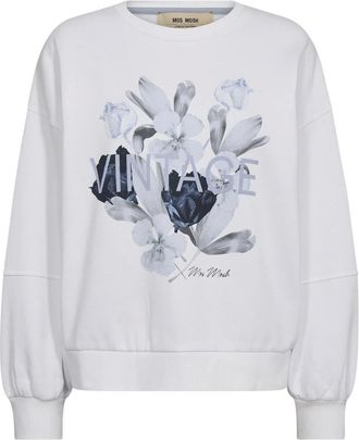 Mos Mosh MOS Mosh, Femme, Sweatshirts et sweats &agrave; capuche, Blanc, Taille: 42 FR SweaT-shirts