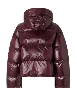 Pinko Womens Puffer Jacket Dark Bordeaux