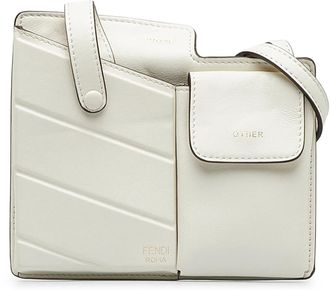 Fendi Hobo Bags - Bustine Mini Century - Gr. unisize - in Wei&szlig; - f&uuml;r Damen