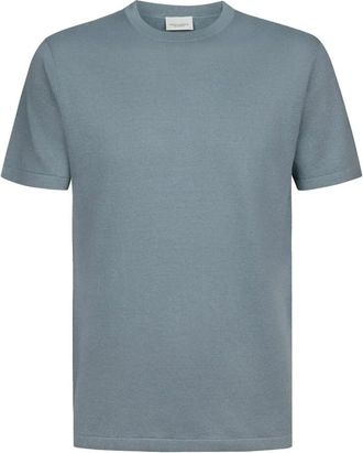 Profuomo Homme, Pulls, Bleu, Taille: 2XL T-Shirt Col Rond SS