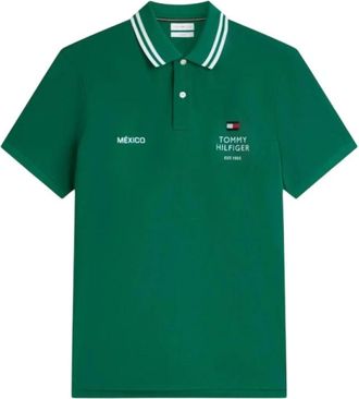 Tommy Hilfiger Homme, Tops, Vert, Taille: XL Polo de football Mexique coupe r&eacute;guli&egrave;re