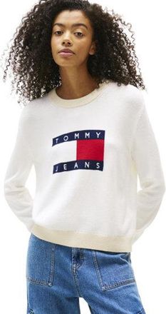 Tommy Jeans Flag Sweater EXT W - Sweatshirt - Damen