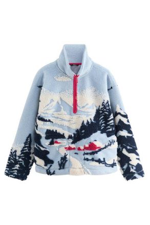 Next Fleecejacke Teddy-Borgoberteil mit 1/4-Rei&szlig;verschluss (1-St)