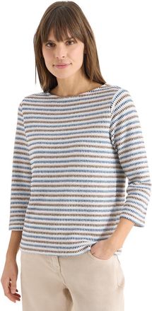 Cecil Gestreiftes Shirt Sporty Denim Blue XXL