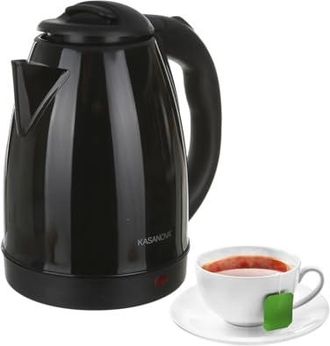KASANOVA Kasanova 1 Wasserkocher LT 1.8 schwarz Stahl, Edelstahl 18/10 Polypropylen Elektronische Komponenten