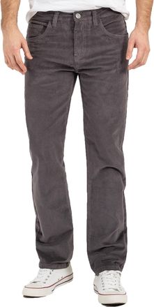 Rock Creek Herren Cordhose Hose Stretch Basic Bootcut Hose Regular Fit Lange Hose Stoff Hose Winterhose M&auml;nnerhose H-399 Dunkelgrau W40 L32